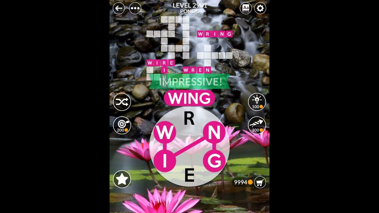Wordscapes Level 2901 Answers - YouTube