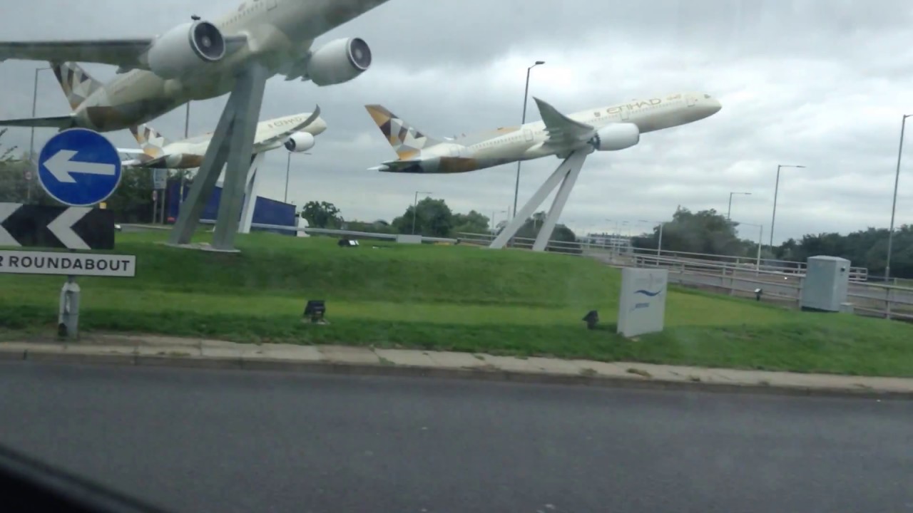 490 Hatton Cross Station to Heathrow Terminal 4 - YouTube