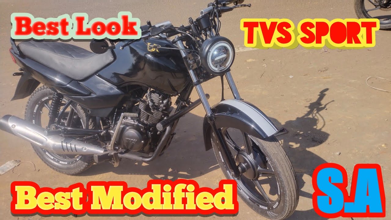 Tvs Sport Simple Modification, Tvs sport modified finally completed ...