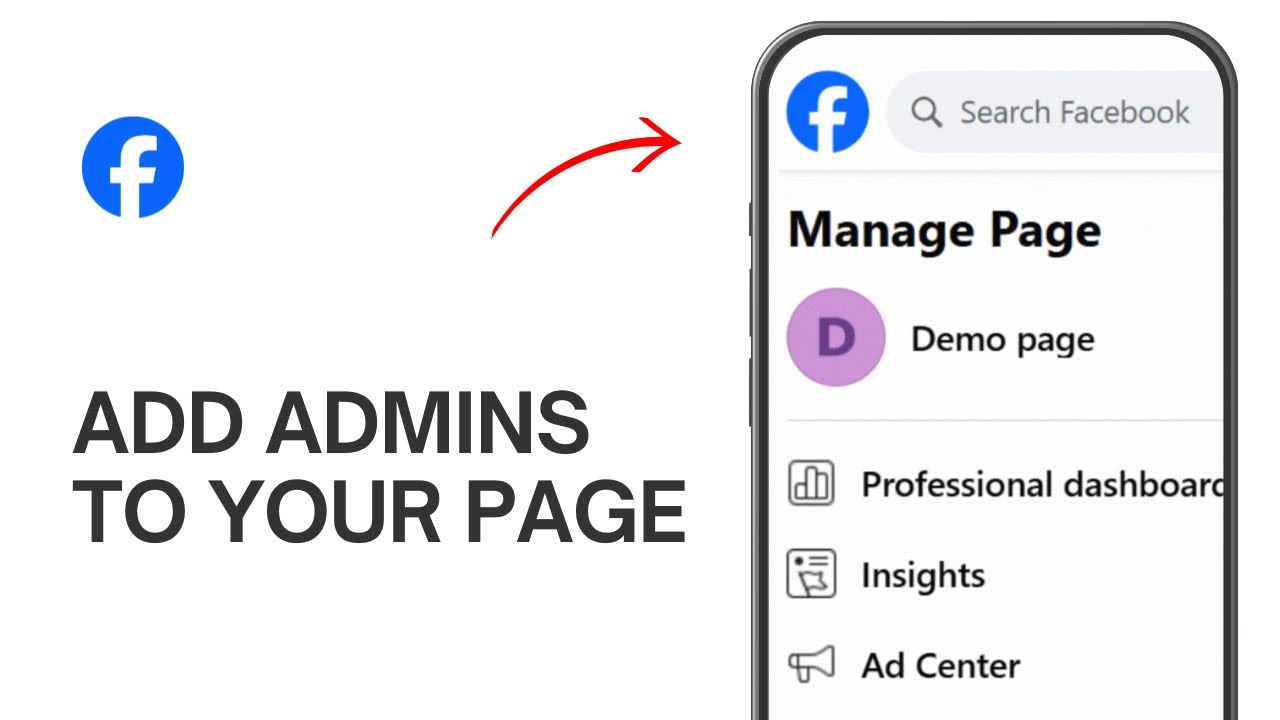 How to Add Admins to your Facebook Page - YouTube