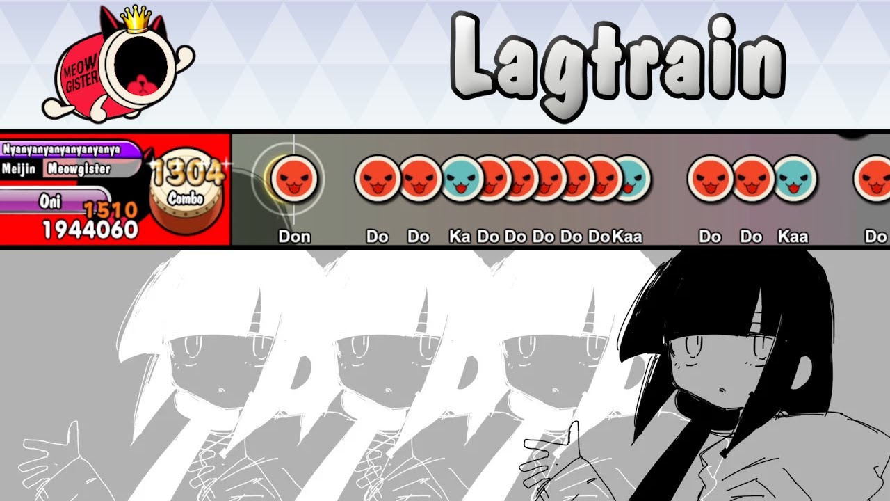 [Taiko no Tatsujin] Lagtrain / inabakumori feat. Kaai Yuki - YouTube