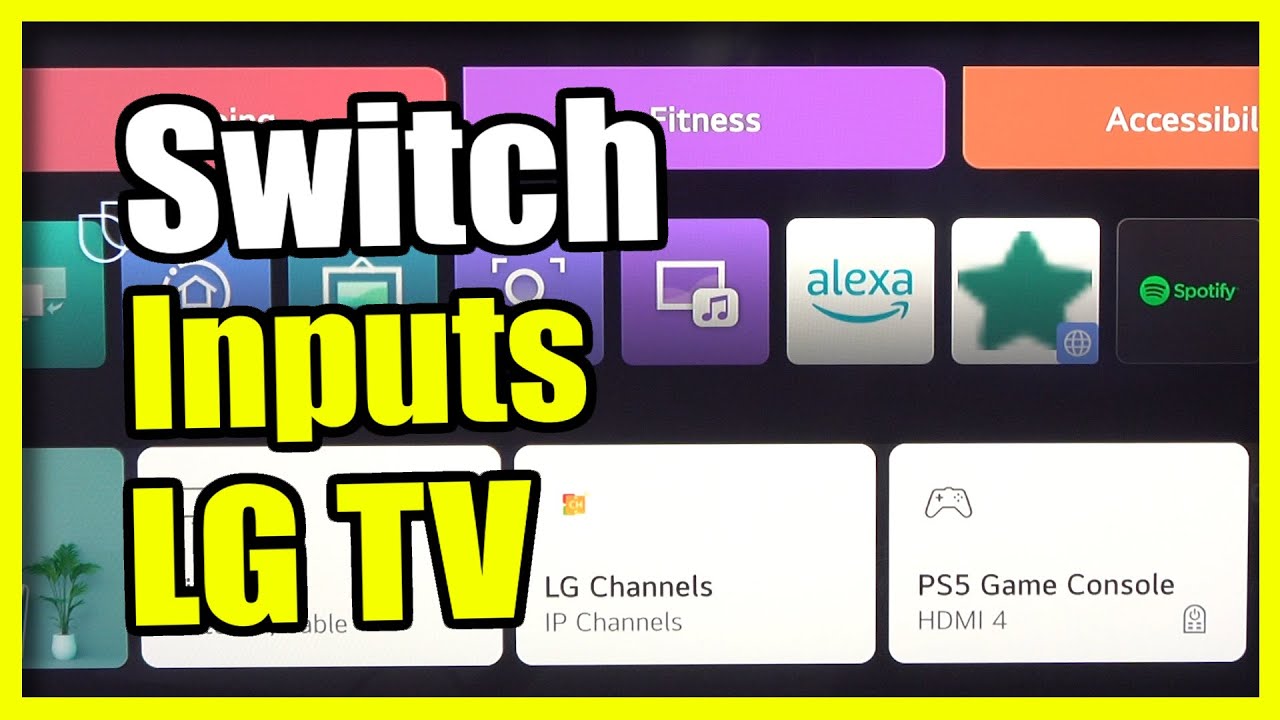 How to Switch HDMI Inputs on your LG TV - YouTube