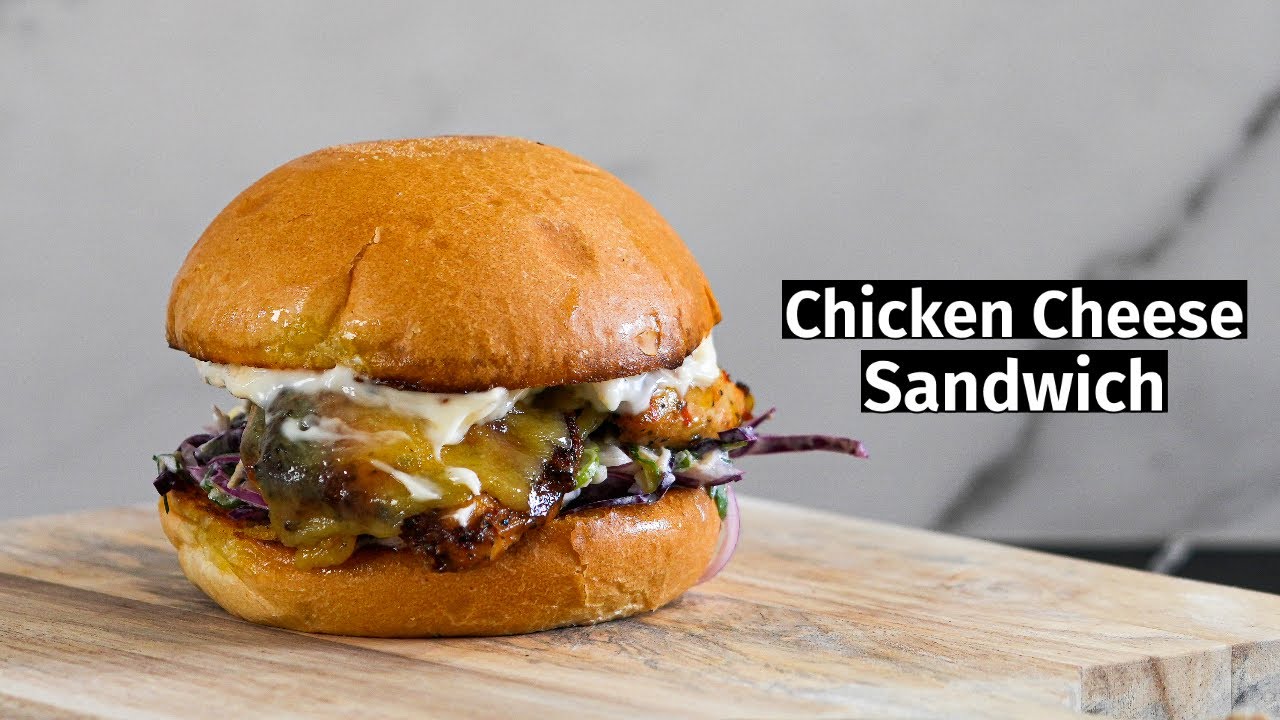 My Go To Chicken and Cheese Sandwich Recipe - YouTube