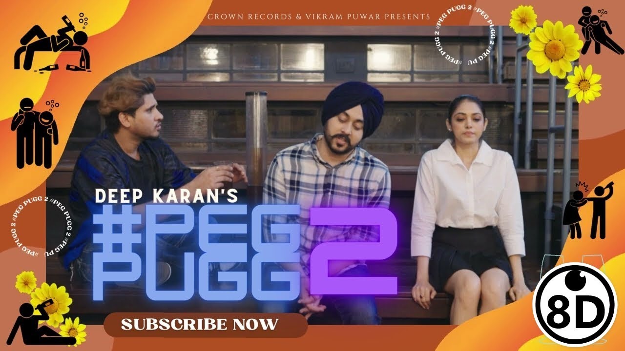Peg Pugg 2 - 8D Song | Deep Karan | @3D_8DAudioZone - YouTube