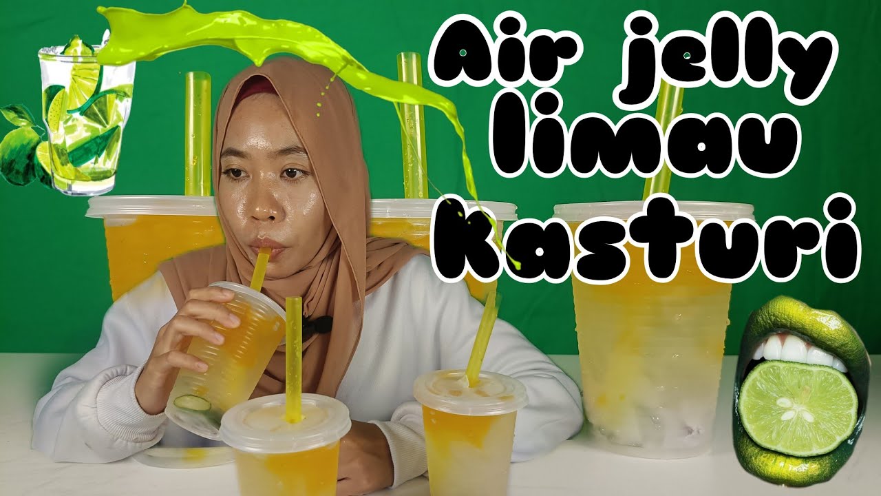 Cara Buat Air Jelly Limau Kasturi - YouTube
