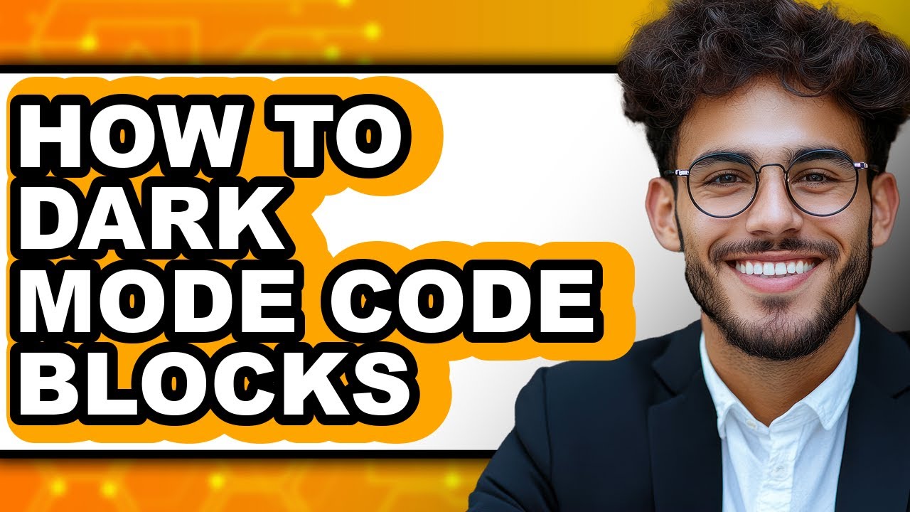 How to Dark Mode Code Blocks - Easy Guide - YouTube