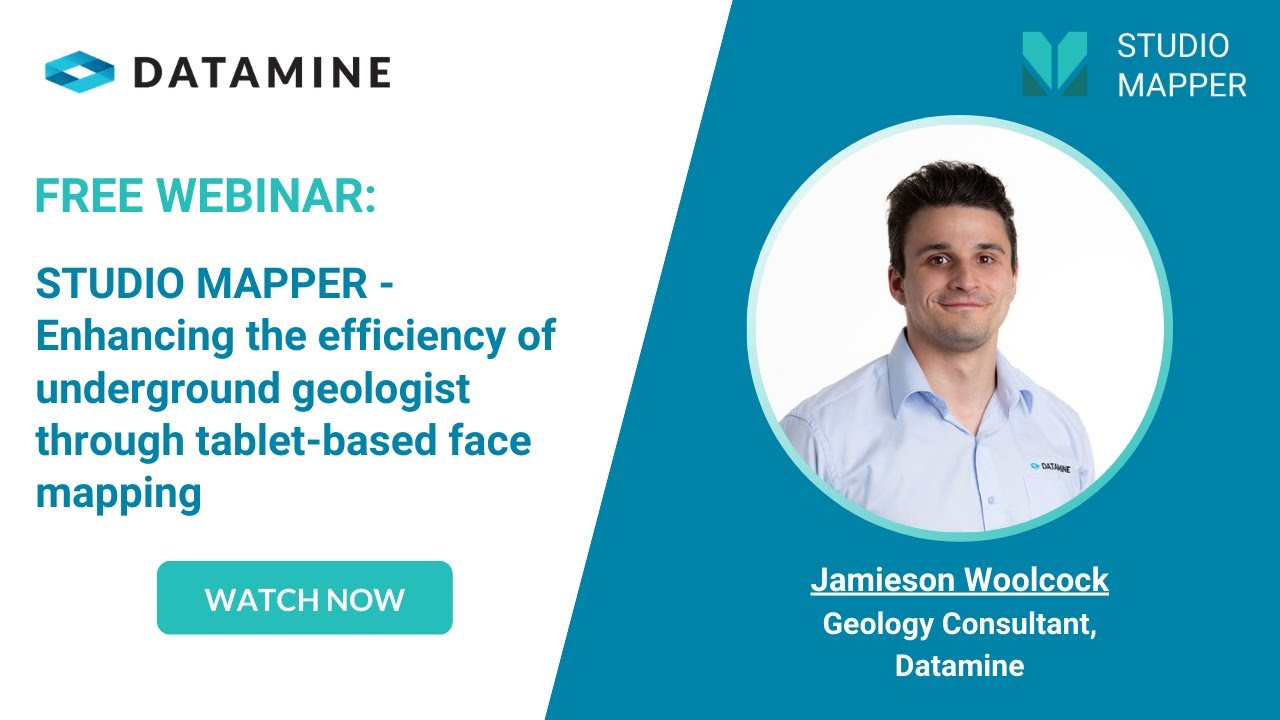 Studio Mapper - Underground face mapping I Jamieson Woolcock, Geology ...