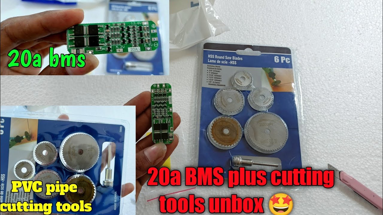 20a BMS and cutting blade unboxing and review 20a BMS 20a BMS ...