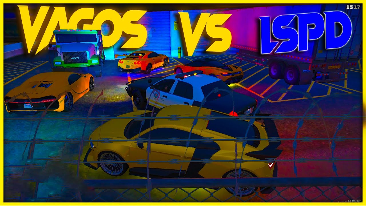 🔴 War Vagos vs Lspd (8v8) | GTA 5 ROLEPLAY Topey Rp 💛 💛 | | Gang Gang 🔴 ...