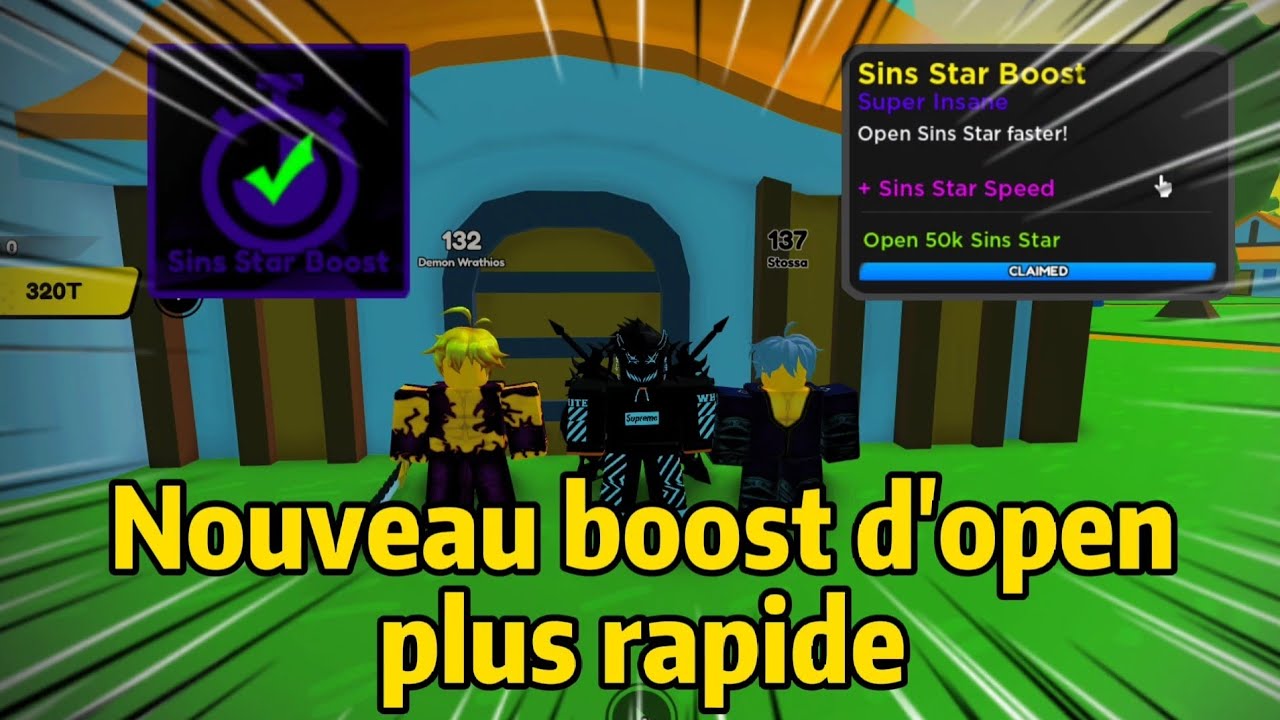 Nouveau Boost Open | Anime Fighters Simulator | Roblox - YouTube