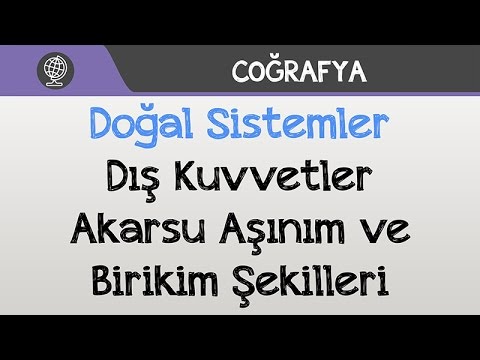 Doğal Sistemler - Dış Kuvvetler / Akarsu Aşınım ve Birikim Şekilleri