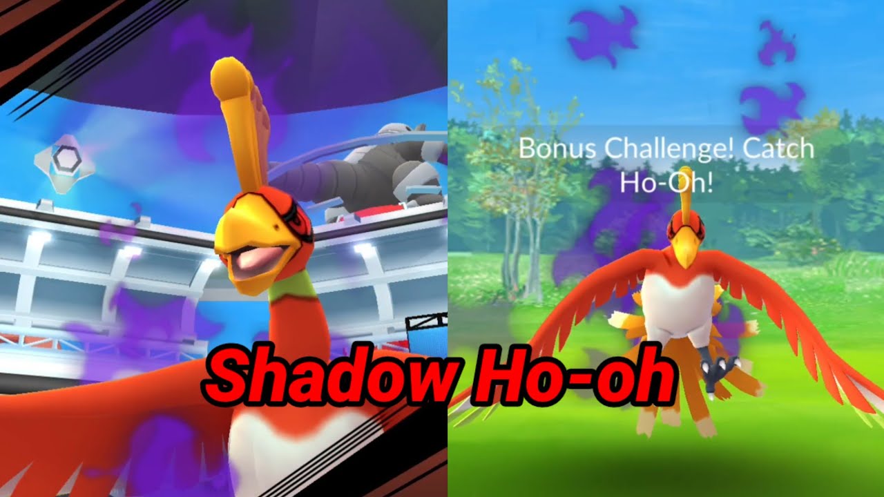 Shadow Ho-oH legendary Pokemon raid in Pokemon go - YouTube