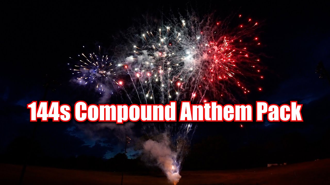 TM361 144s Compound Anthem Pack - USA National Anthem 1000G Multi-Shot ...