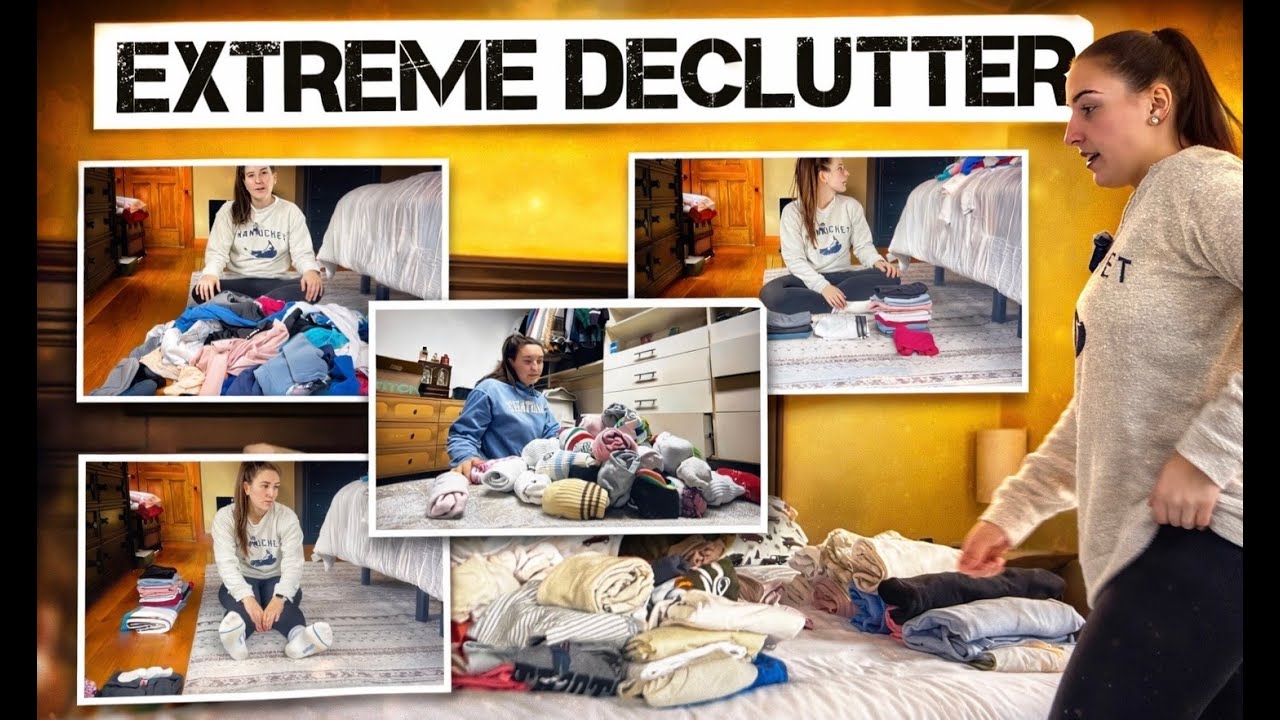 ORGANIZE MY CLOTHES WITH ME *getting my life together* - YouTube