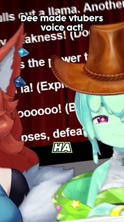 Dee forced Vtubers to voice act!! #vtuber - YouTube