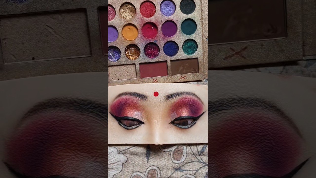 Eye makeup tutorial 💜#eyemakeup #shots #shortvideo #viralshorts # ...
