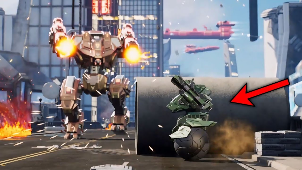 Crazy Mech Can't Control it - Mech Arena - YouTube