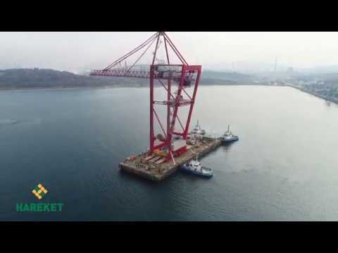 2000 tons STS  crane installation and transportation