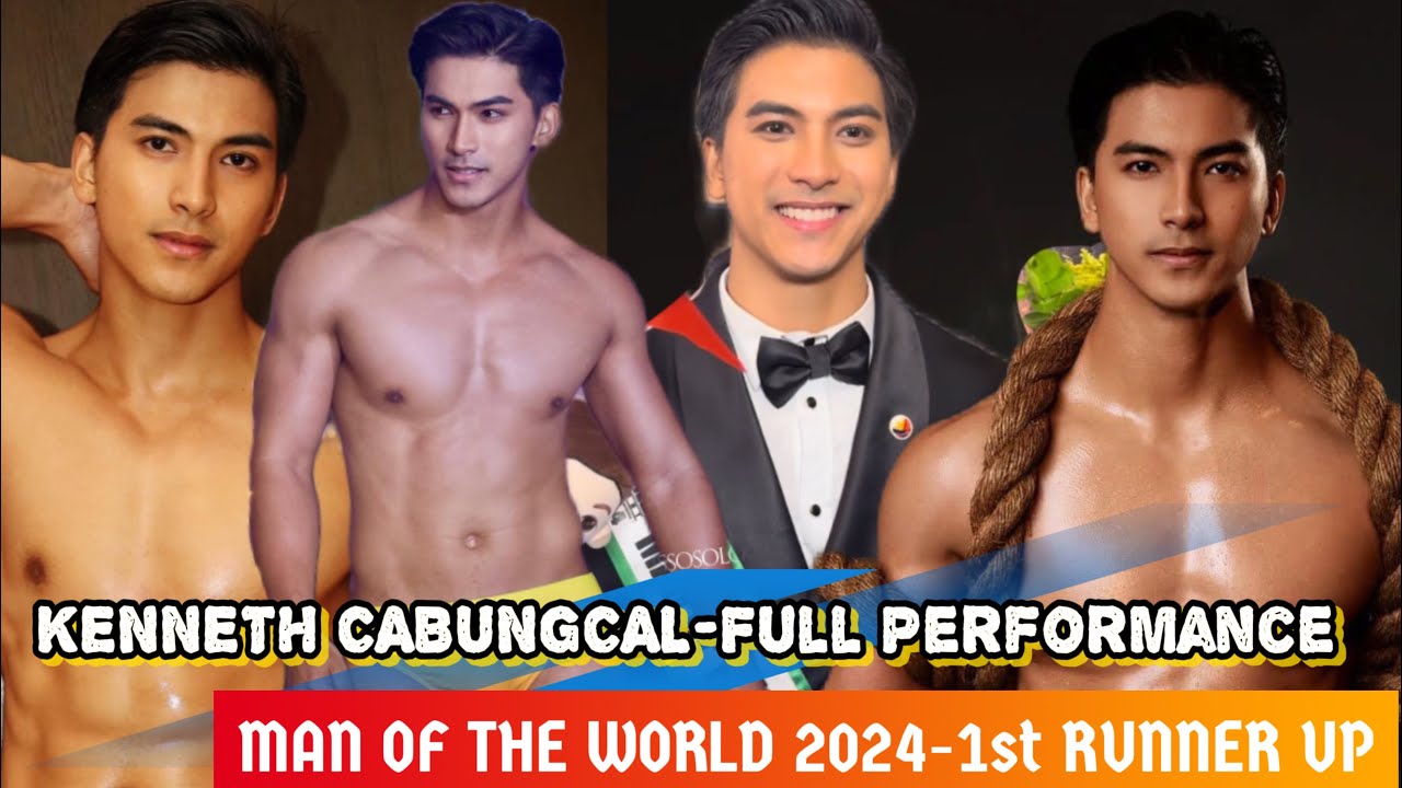 KENNETH CABUNGCAL-Full Performance 1St Runner-up MAN OF THE WOLRD 2024 ...