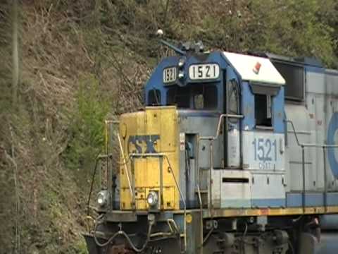 Amazing Catch, A YN1 CSX GP15T Sits In Demmler Yard! - YouTube