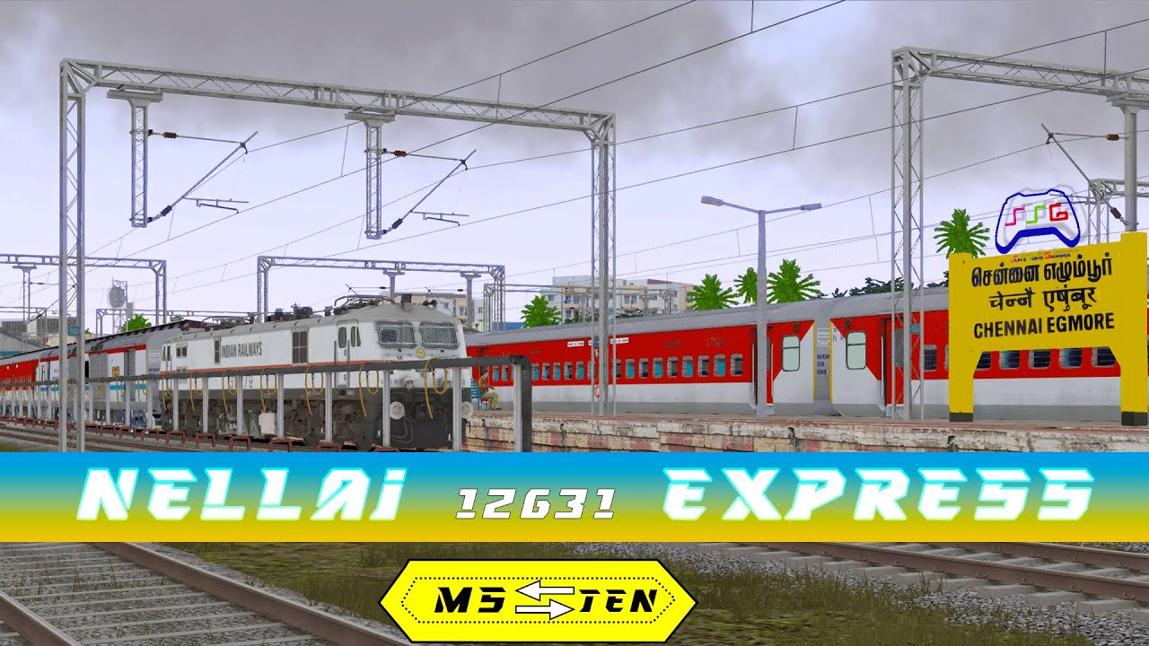 12631/ NELLAI SF EXPRESS WITH WAP 7 | WITH NEW LHB SOUND | #flg | # ...