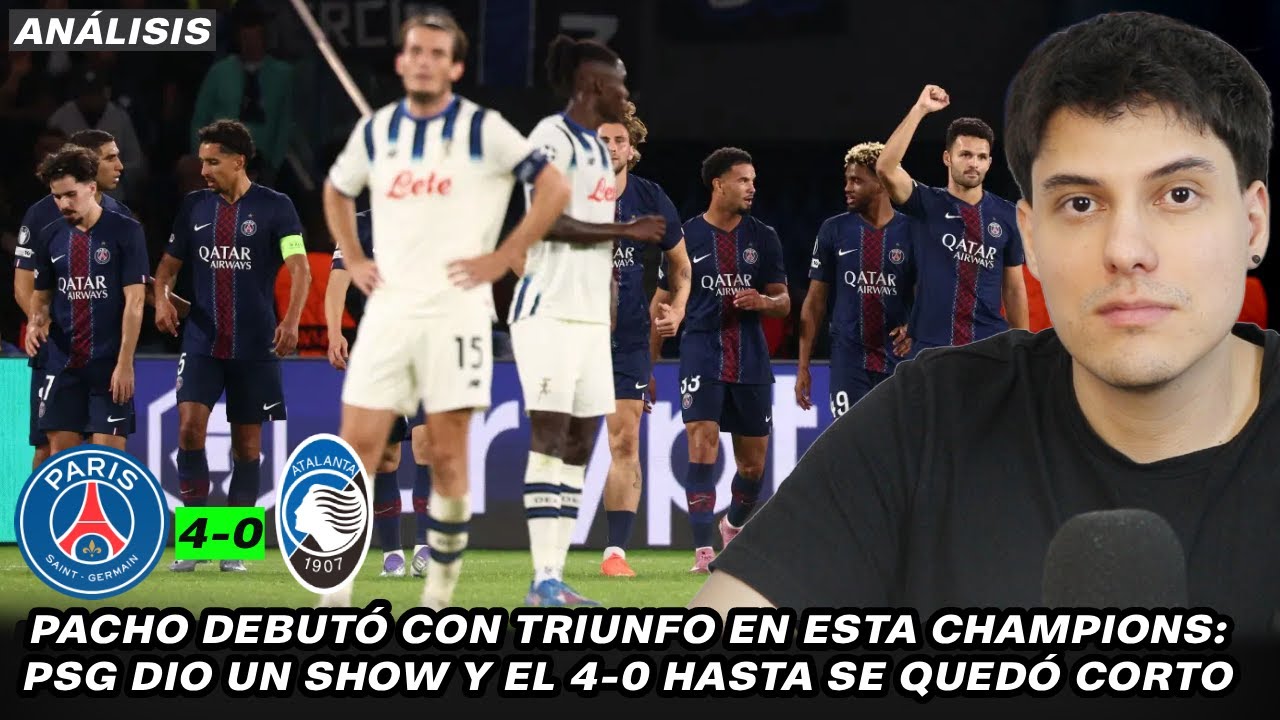 ¡Willian Pacho debutó en esta Champions con goleada! ¡Equipazo el de ...