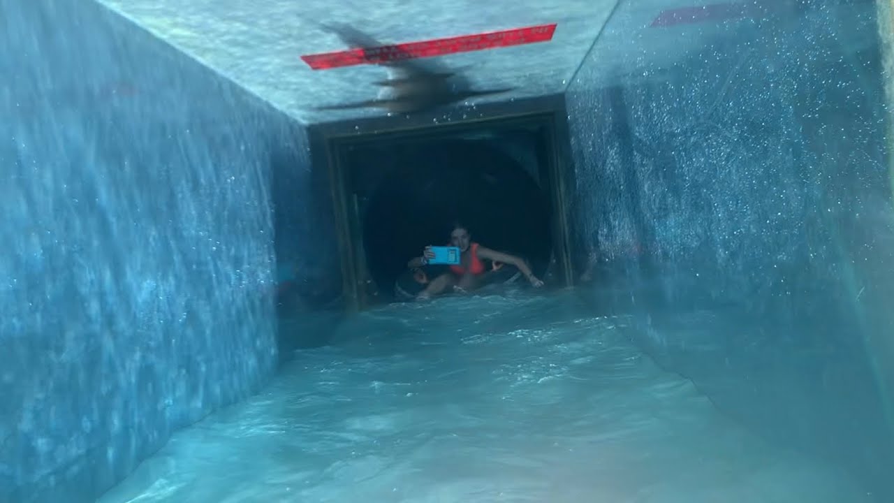 The Scariest Water Slide Ever Atlantis Bahamas - YouTube
