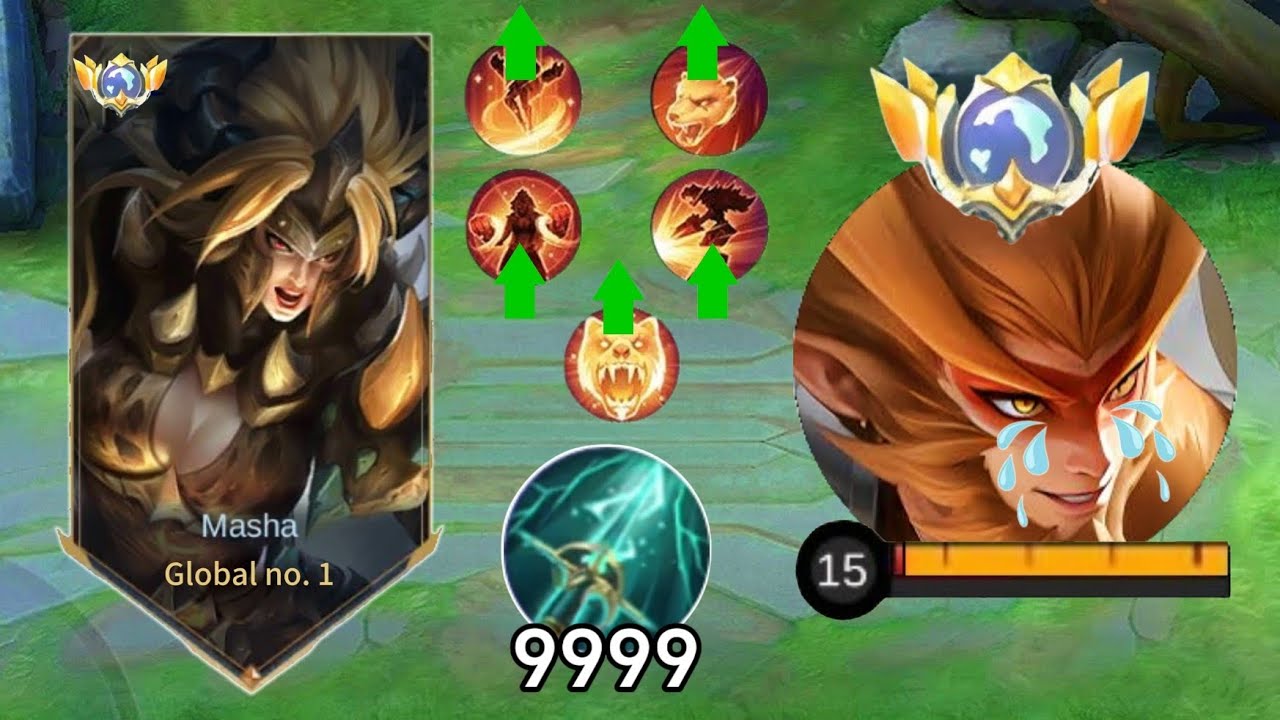 HOW TO COUNTER SUN!!? USING THIS MASHA COMBO AND NEW ITEM. Solo Rank ...