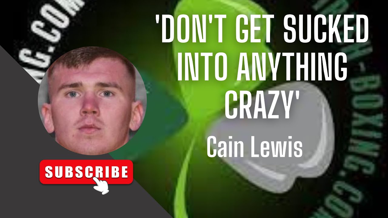 'Don't get sucked into anything crazy' - Cain Lewis won't be distracted ...