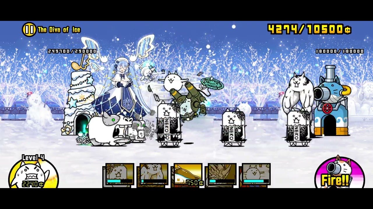 The Battle Cats | SNOW MIKU | The Diva of Ice | 3 Stars - YouTube