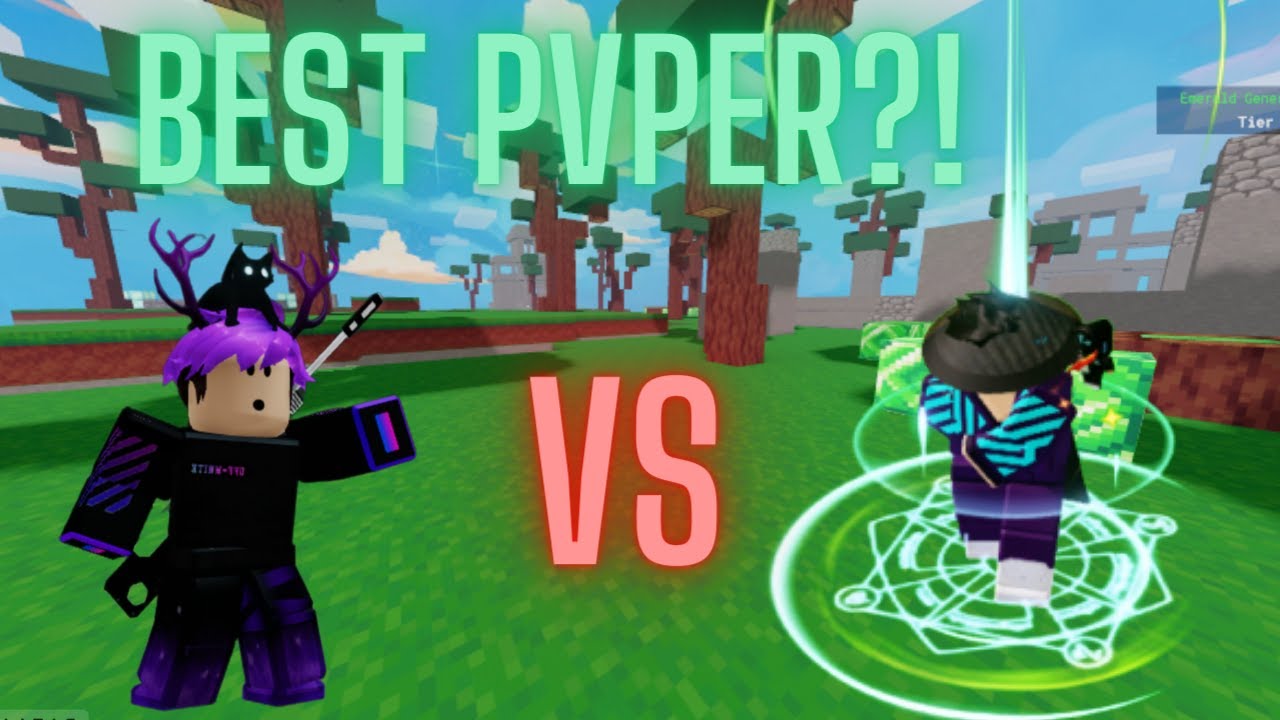 I did a 1v1 against the BEST pvper in Roblox bedwars until I win ...