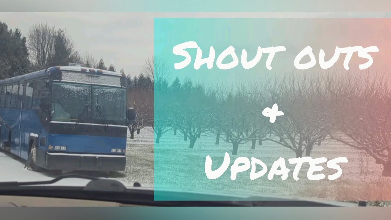 Bus update & Shout outs 💕 - YouTube