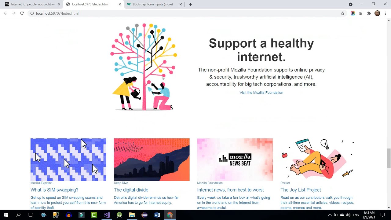 Web layout :: Firefox Home page - [Style Sheet] - YouTube