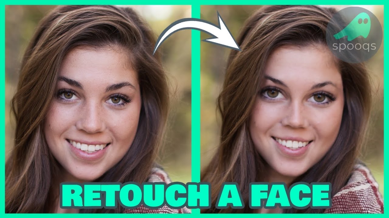 How to retouch a face! | Spooqs - YouTube