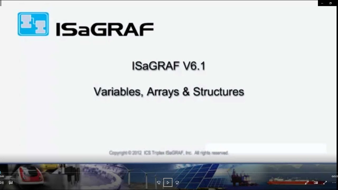 ISaGRAF 6 Variables, arrays & structures с субтитрами на русском языке ...