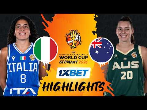 Australia 🇦🇺 hang on against Italy in a THRILLER! | 1XBET Highlights | FIBA Women's World Cup 2026