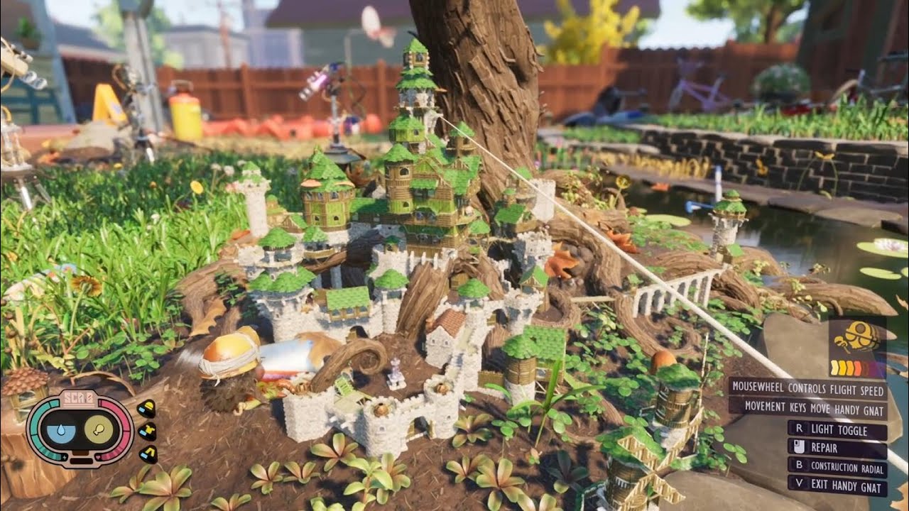 GROUNDED oak castle 1.4 upgrade base tour - YouTube