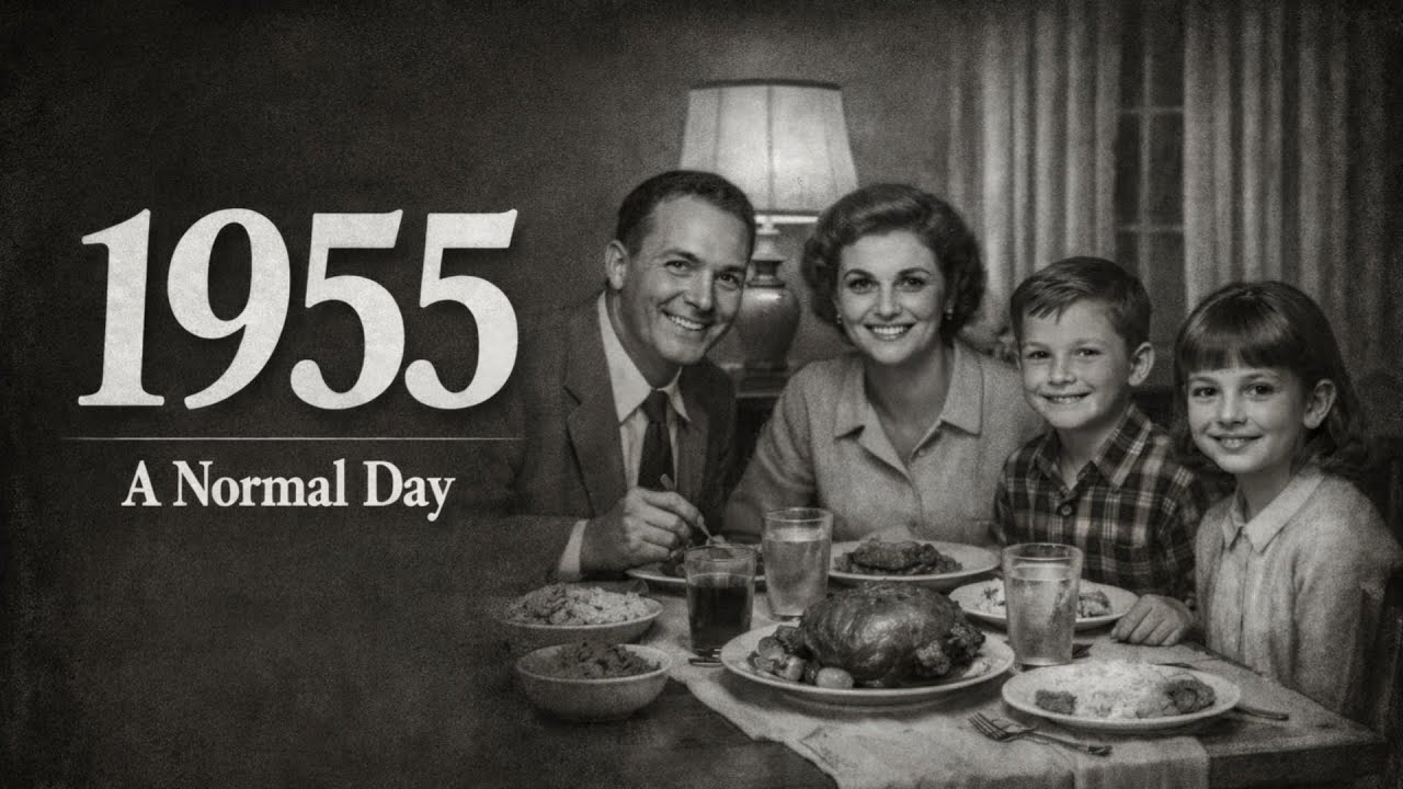 "A Normal Day in 1955 America - How People Actually Lived" - YouTube