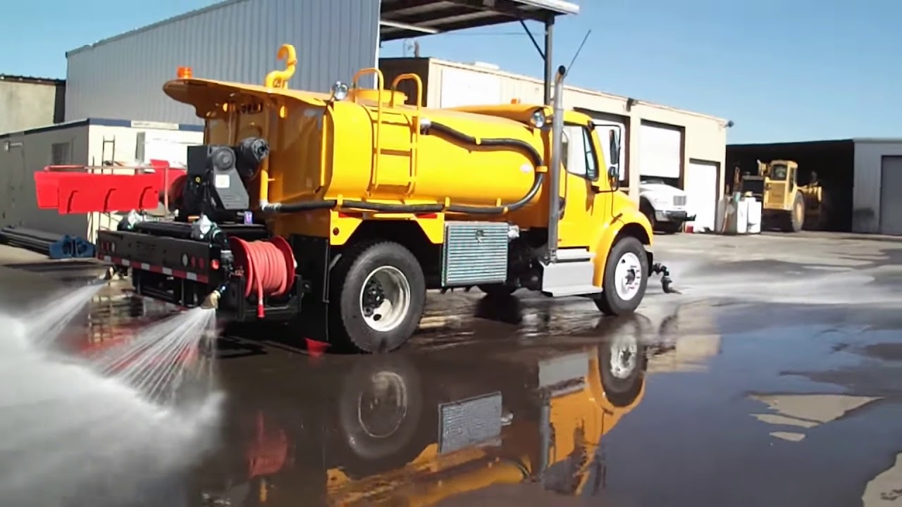 Awesome road cleaning machines compilation - YouTube