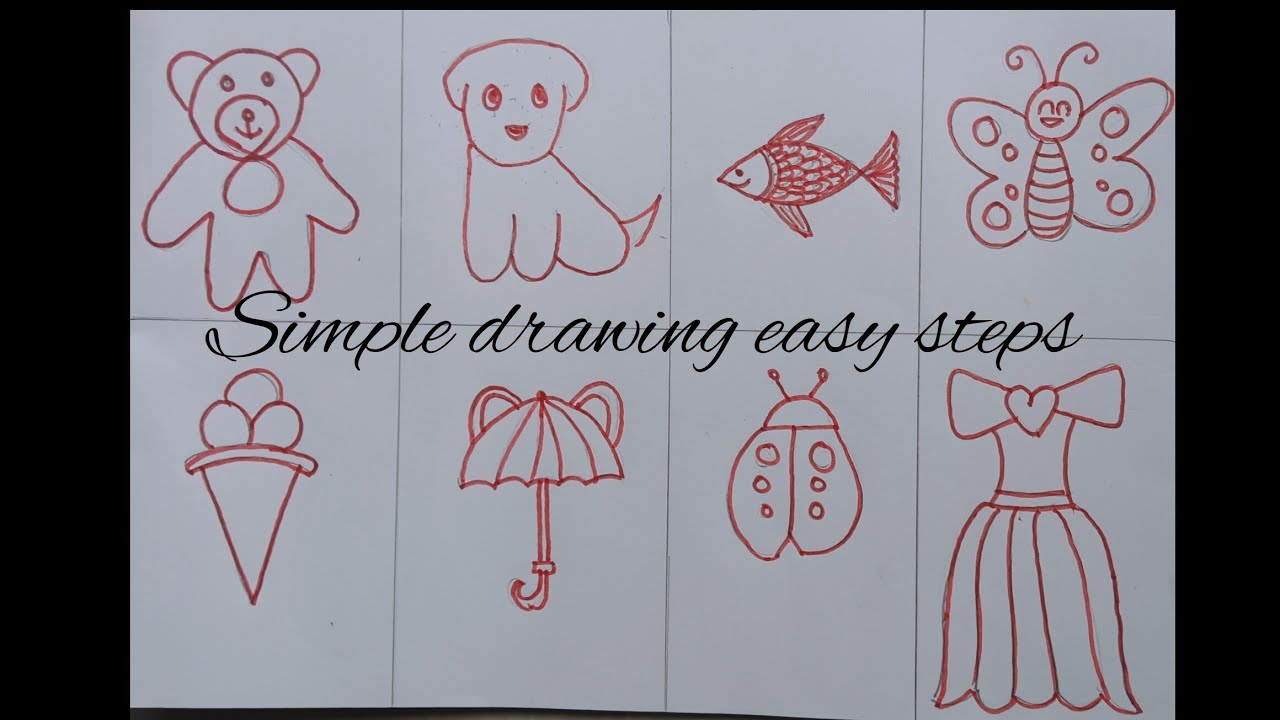 simple drawing easy step by step for kids #సింపుల్ డ్రాయింగ్ # ...