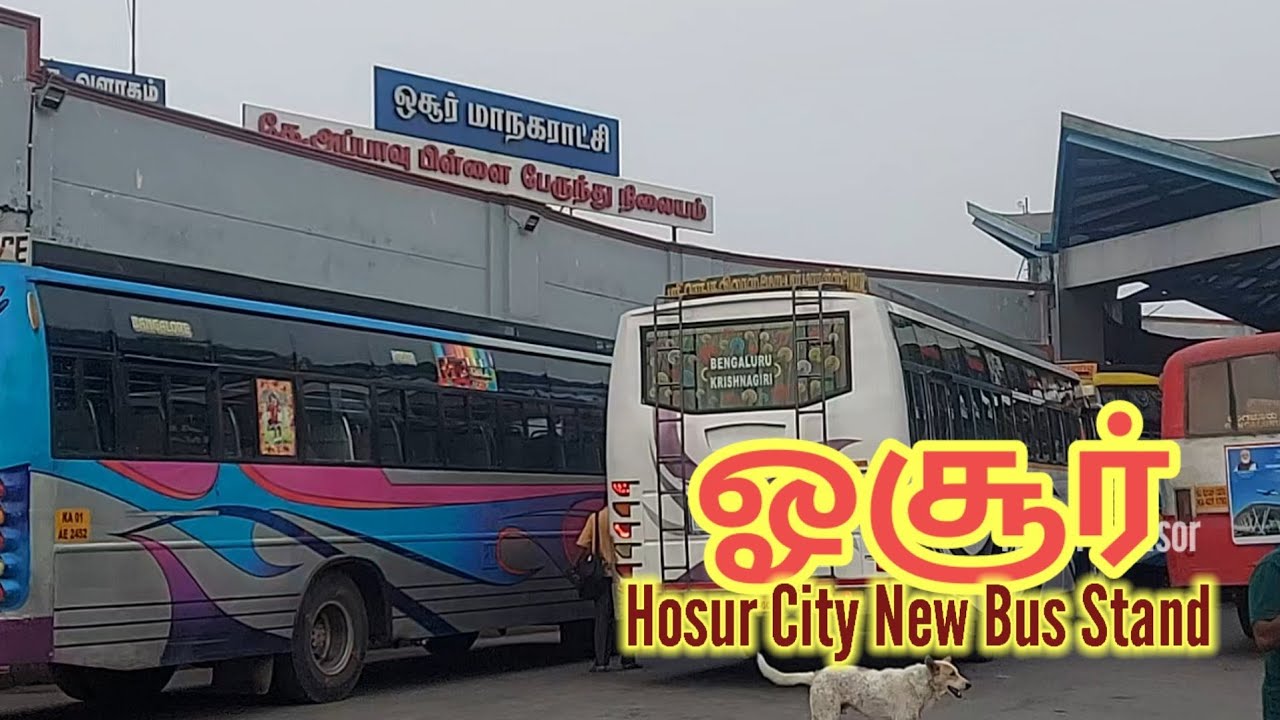 Hosur K.Appavu Pillai City Bus Stand || Flowers City || Travel Advisor ...