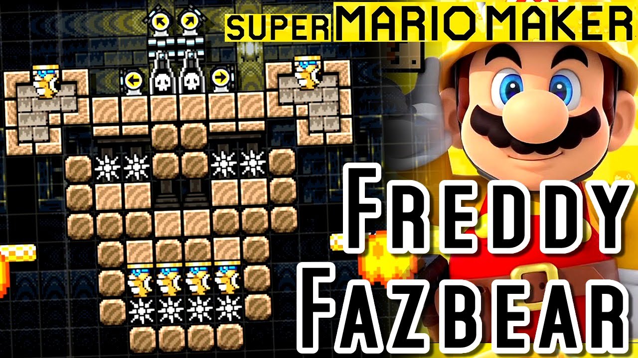 Super Mario Maker FREDDY FAZBEAR BOSS Level - Five Nights at Freddy's ...
