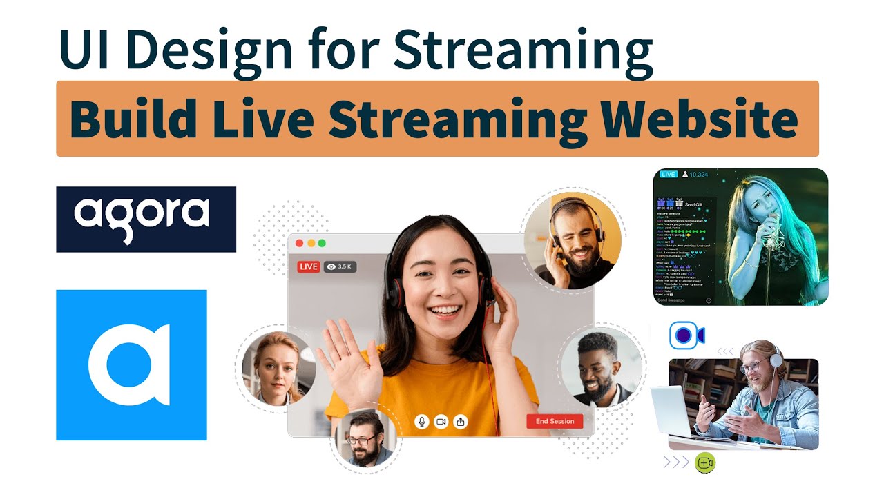 UI Design For Input Form and Live Stream User - YouTube