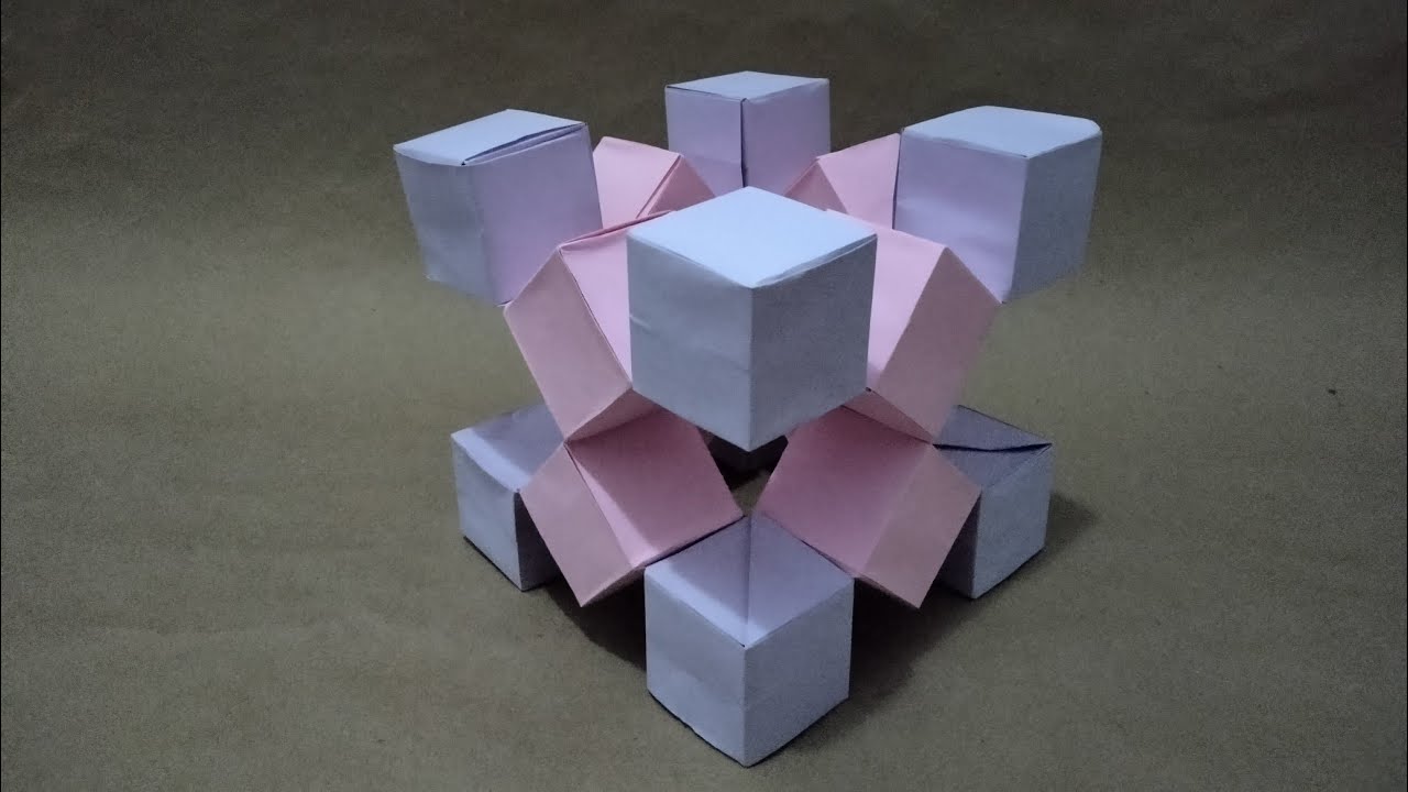 Origami Moving Cubes 2 by Jo Nakashima - YouTube