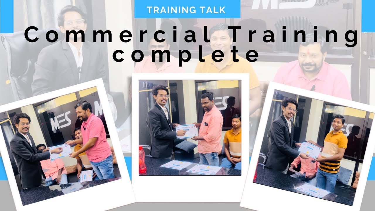 Commercial Training complete | Training Talk | - YouTube