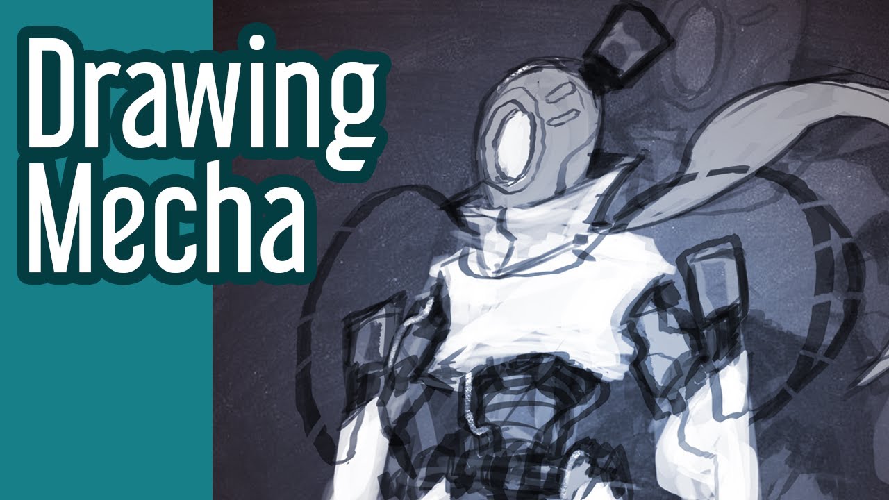 Drawing Mecha is Easy | Learning Art Design - YouTube