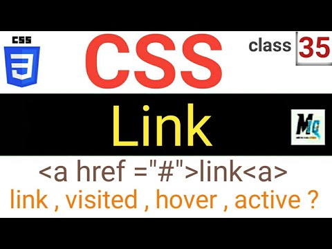 CSS Link properties || visited , Hover and active values beginner - YouTube