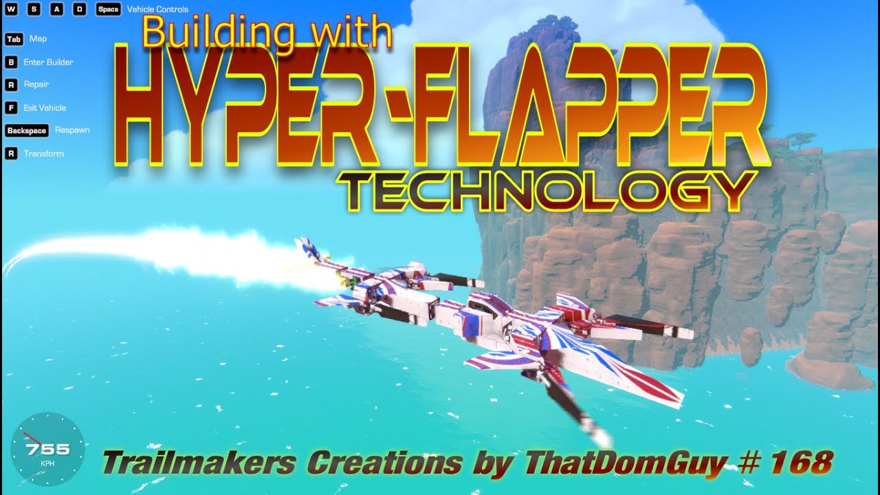 High Speed Ornithoptic Propulsion is HERE! White Lightning! Trailmakers ...