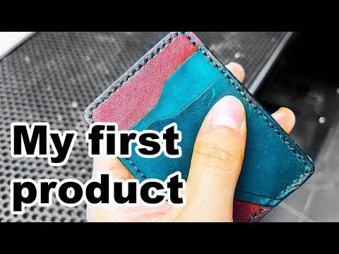 My first product! A simple and cheap leather work project for beginner ...