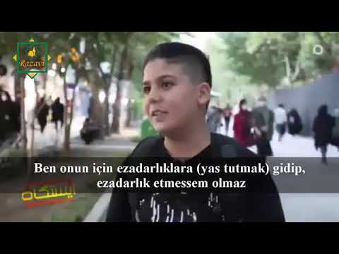 Az yaşlı uşaqlardan İmam Hüseyn sevgisindən əl çəkmələrini istədilər uşaqların cavabı fərqli oldu...